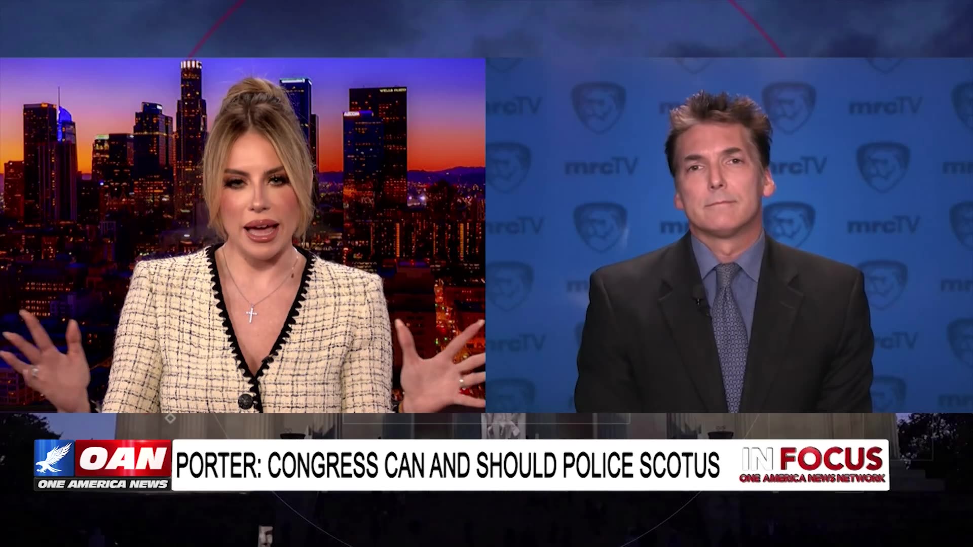 IN FOCUS: ALISON STEINBERG W/DIRECTOR @ MRC-TV, ERIC SCHEINER, ON FAR ...