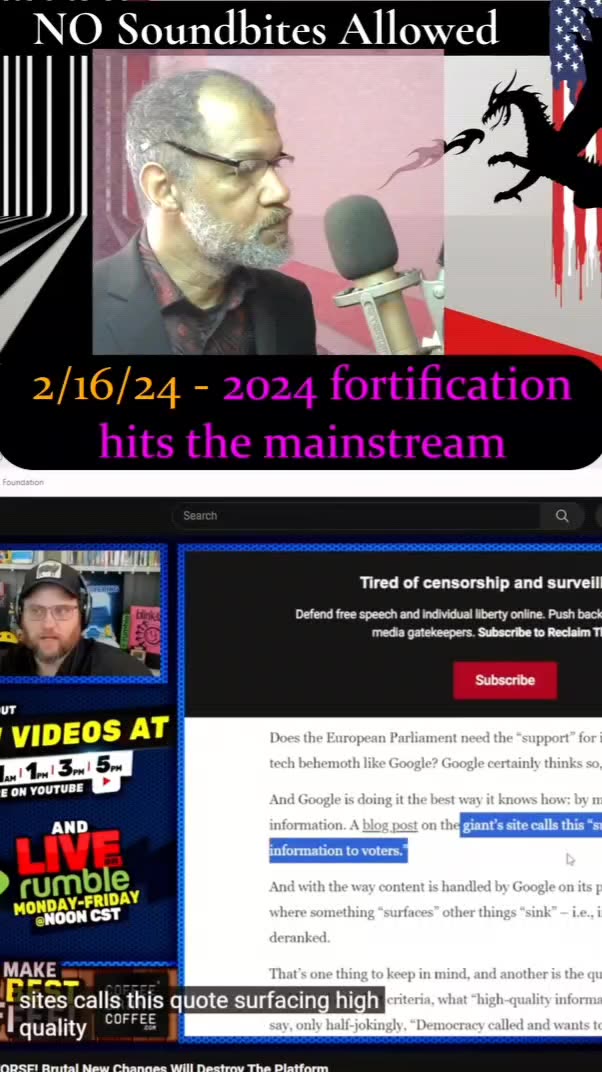 2024 Election Fortification Hits Mainstream! Truth Confirmed!