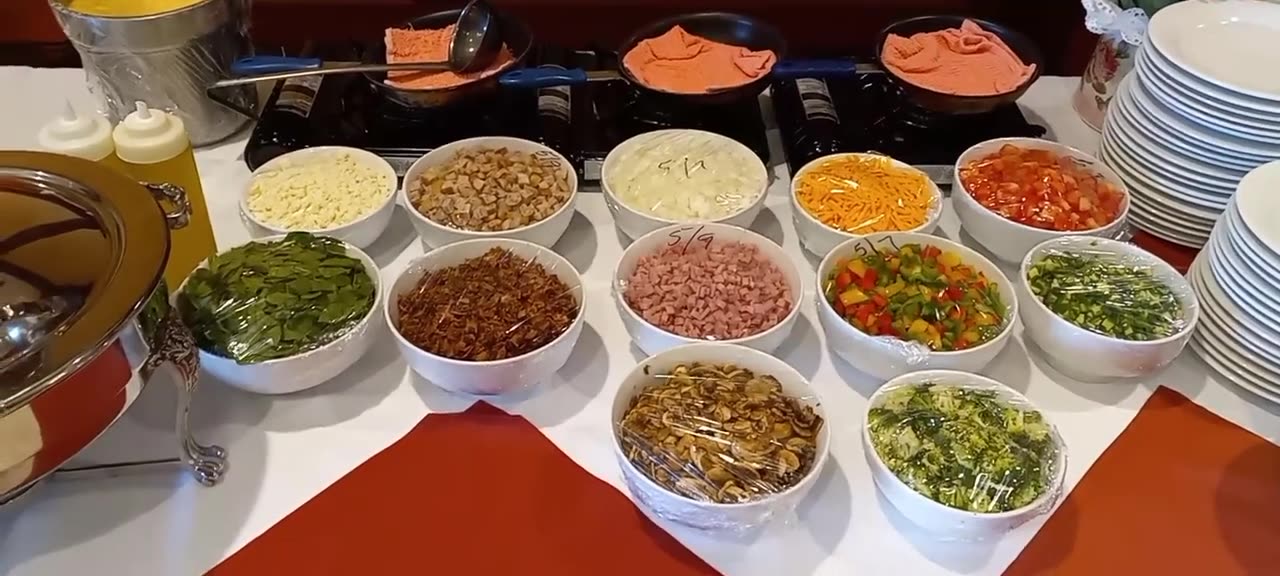 The Selection Of Foods At The Banquet Revealed