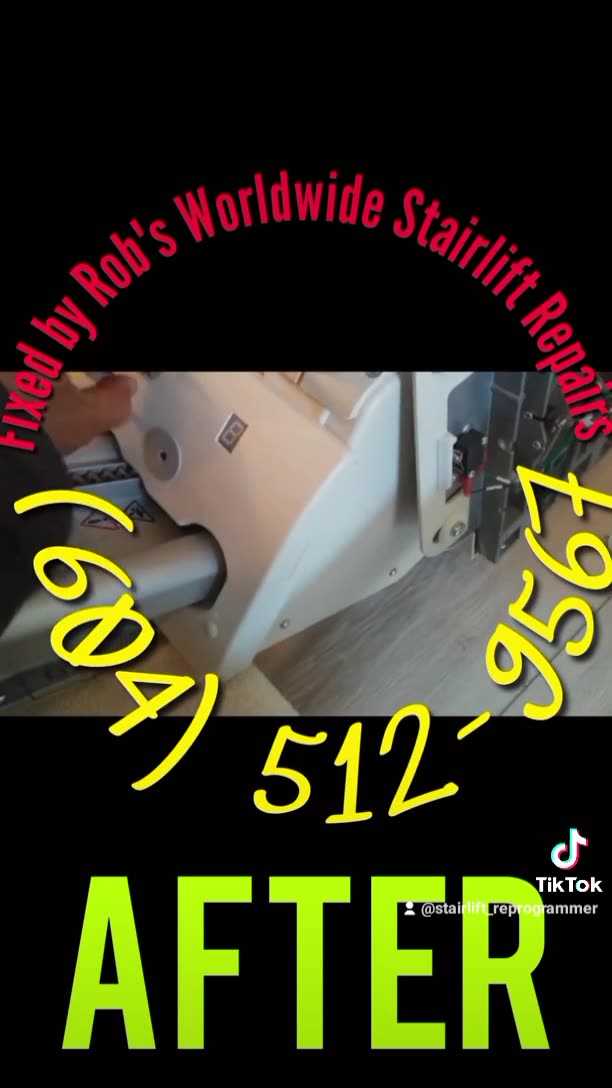 Hinged Acorn 130 Stairlift "F9" fault errorcode repaired but the unit ...