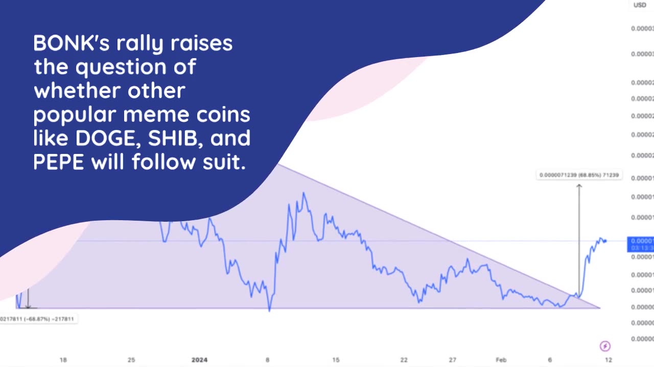 Meme Coin BONK Soars by 30%: Will DOGE, SHIB, and PEPE Follow? Meme Coin BONK Soars by 30%: Will DOGE, SHIB, and PEPE Follow?