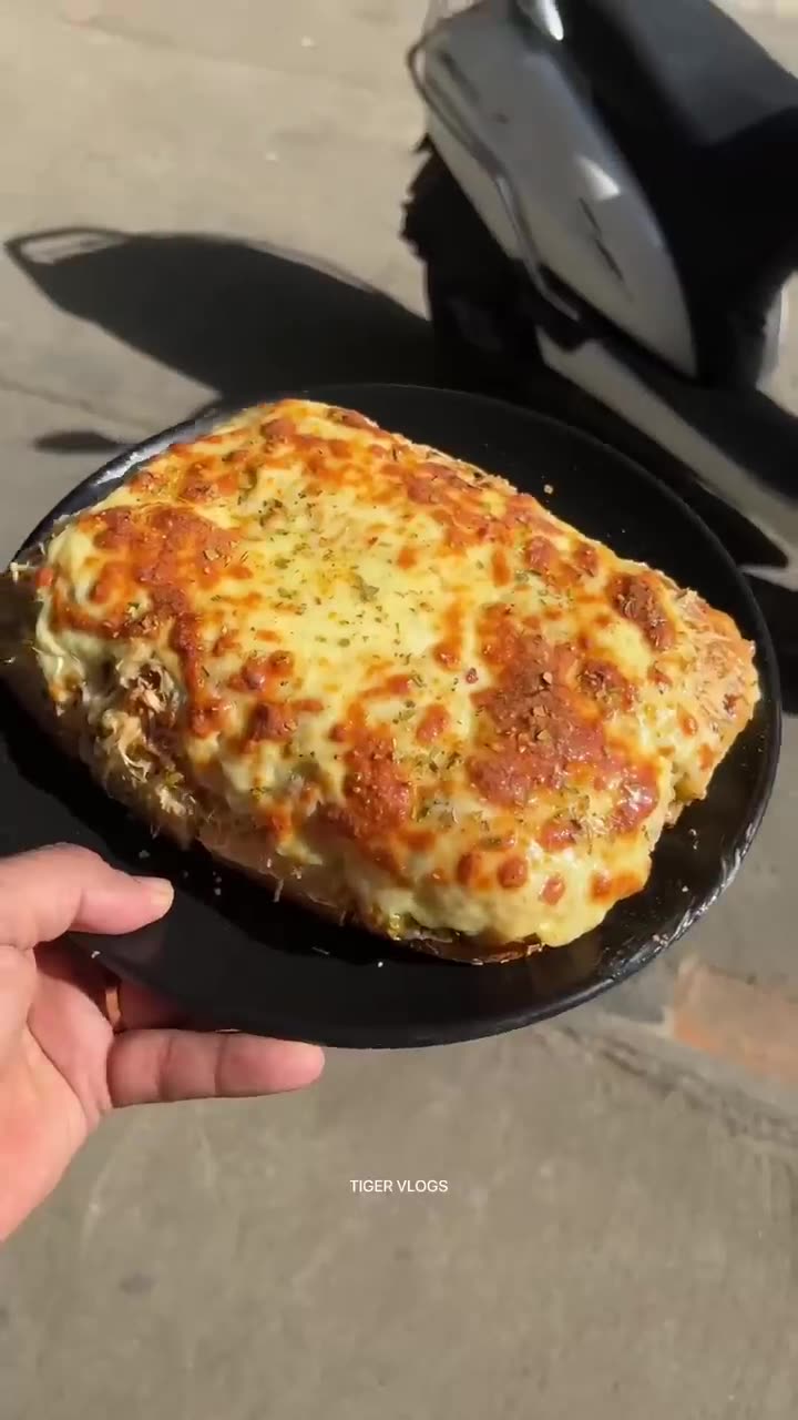 Mumbai Cheese Suitcase Sandwich | Indian Street Food | #shorts