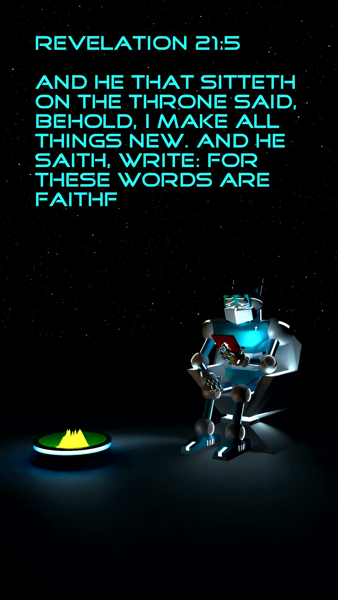 Bible Bot (Rev 21:5)
