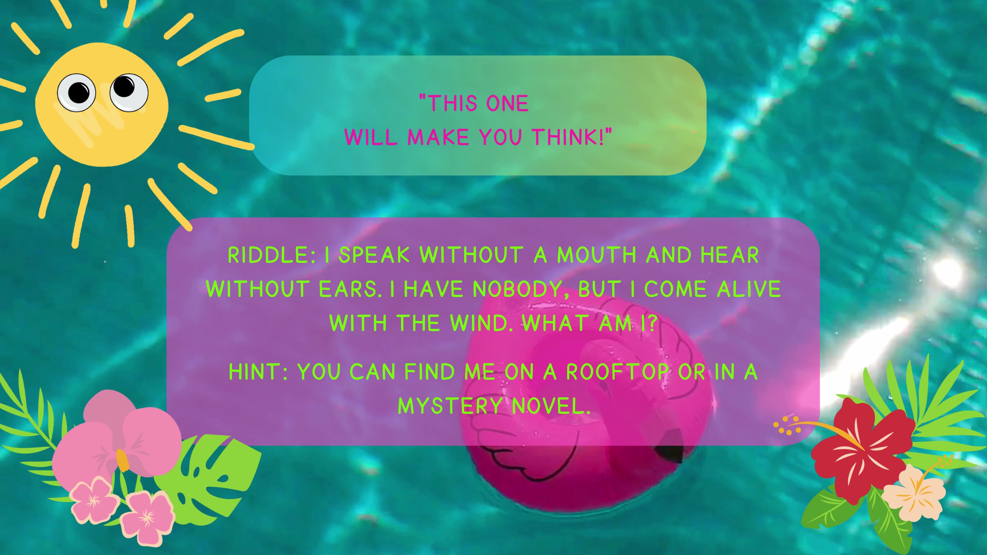 #Summer fun Riddles 9