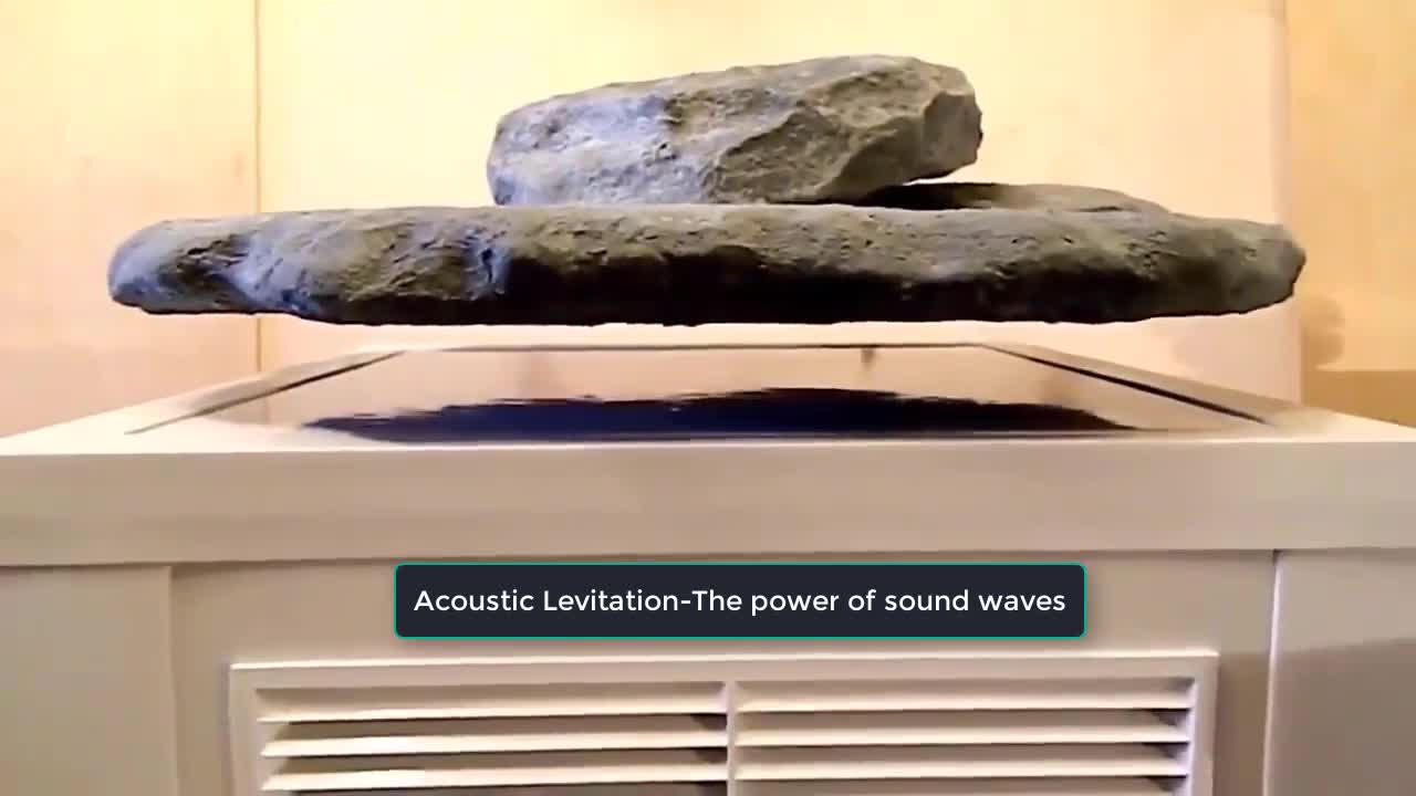 Acoustic levitation-The power of sound waves?!?!?! #UFO #Alien # ...