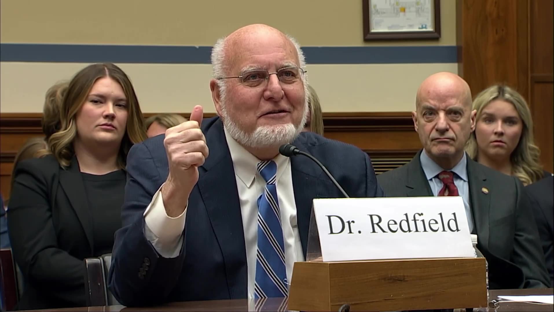 Former CDC Director Robert Redfield criticized gain-of-function research