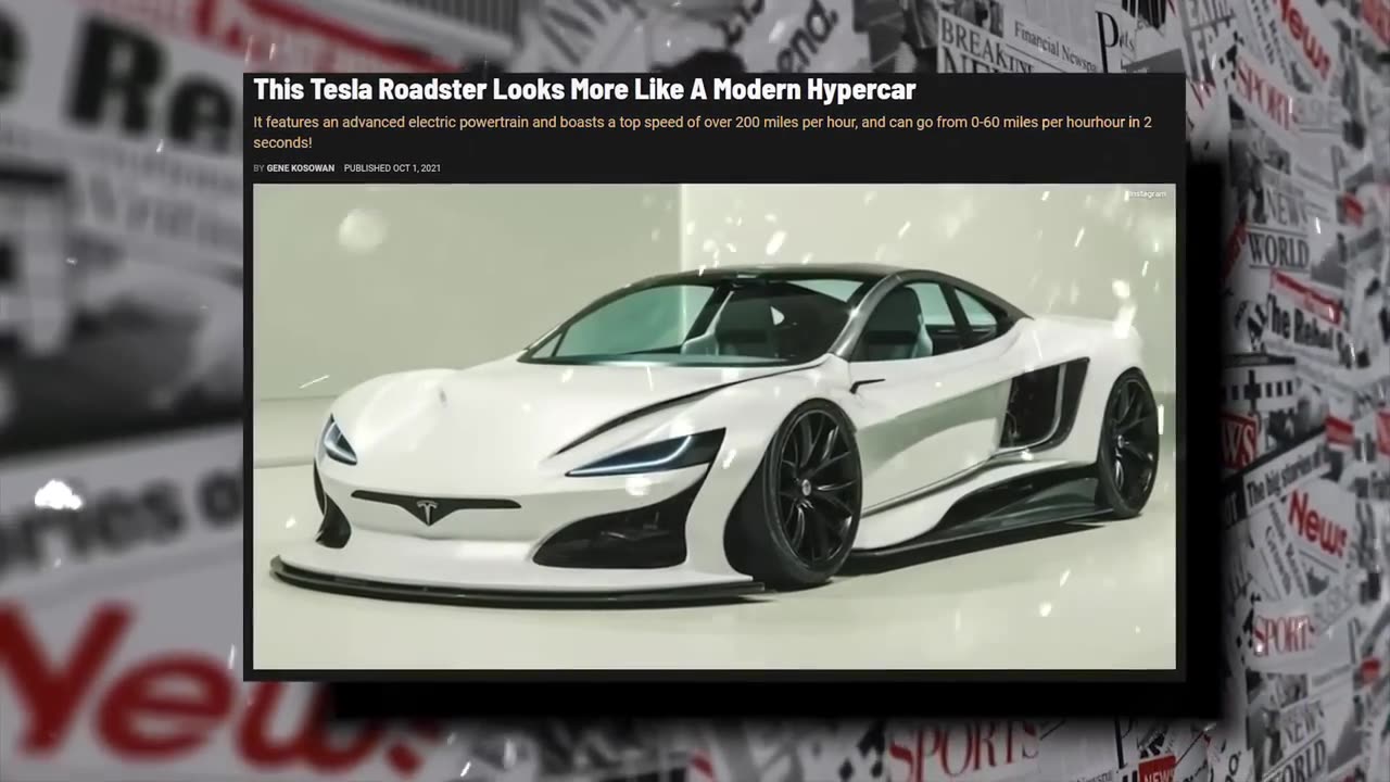 Elon Musk Unveils NEW Tesla Supercar That SHOCKS The World!