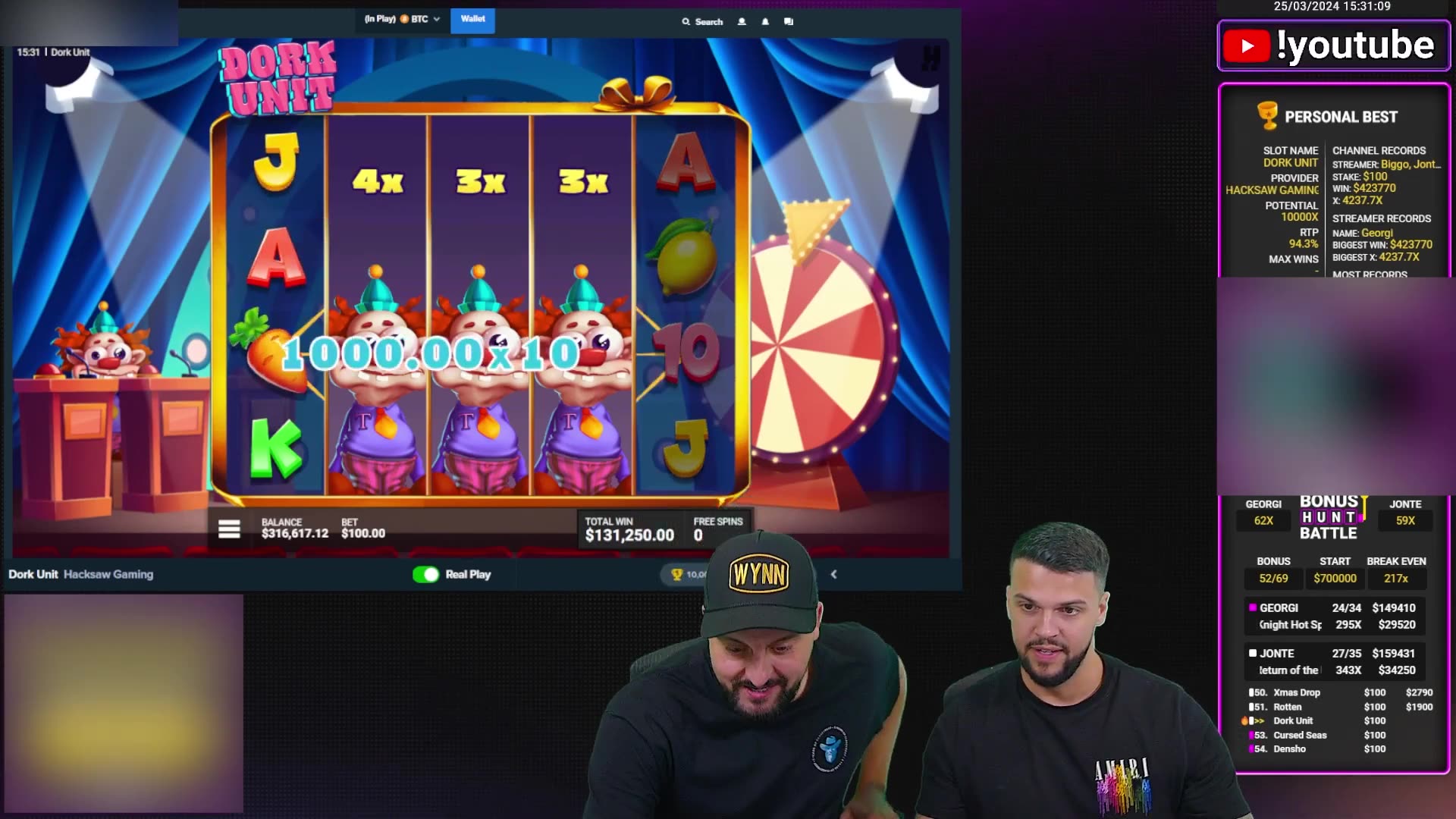 BIGGEST STREAMERS WINS ON SLOTS TODAY CLASSYBEEF, FRANK DIMES, YASSUO #34