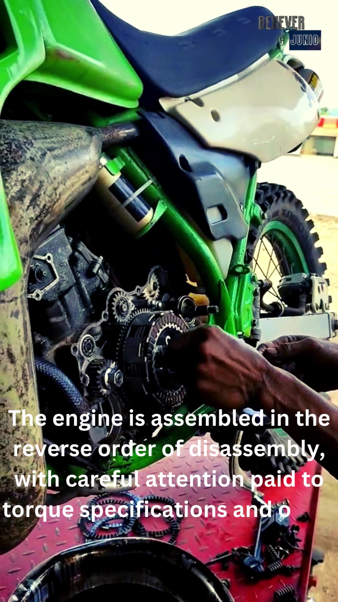 This is How Stroke Engine Motor cycle Overhaul works
