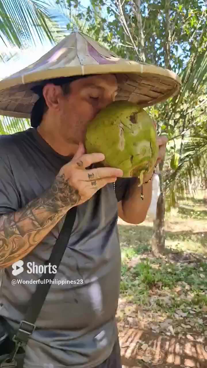 Farm Fresh Buko Juice Straight from the Coconut!!