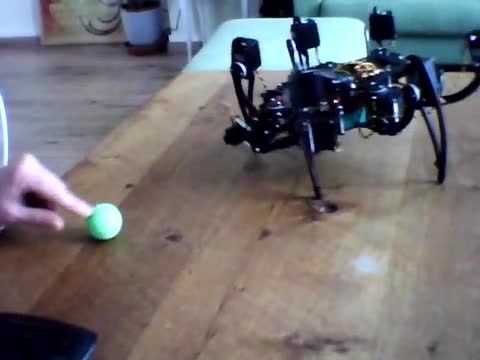 Hexapod 3DOF tracking ball