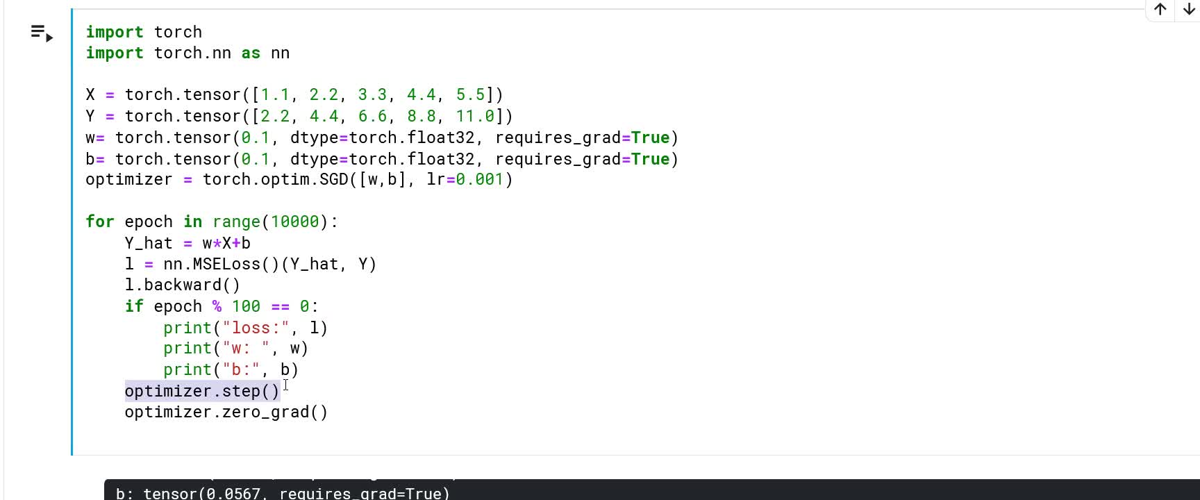 Tutorial 2 Train A Linear Regression Model Using The Sgd Optimizer