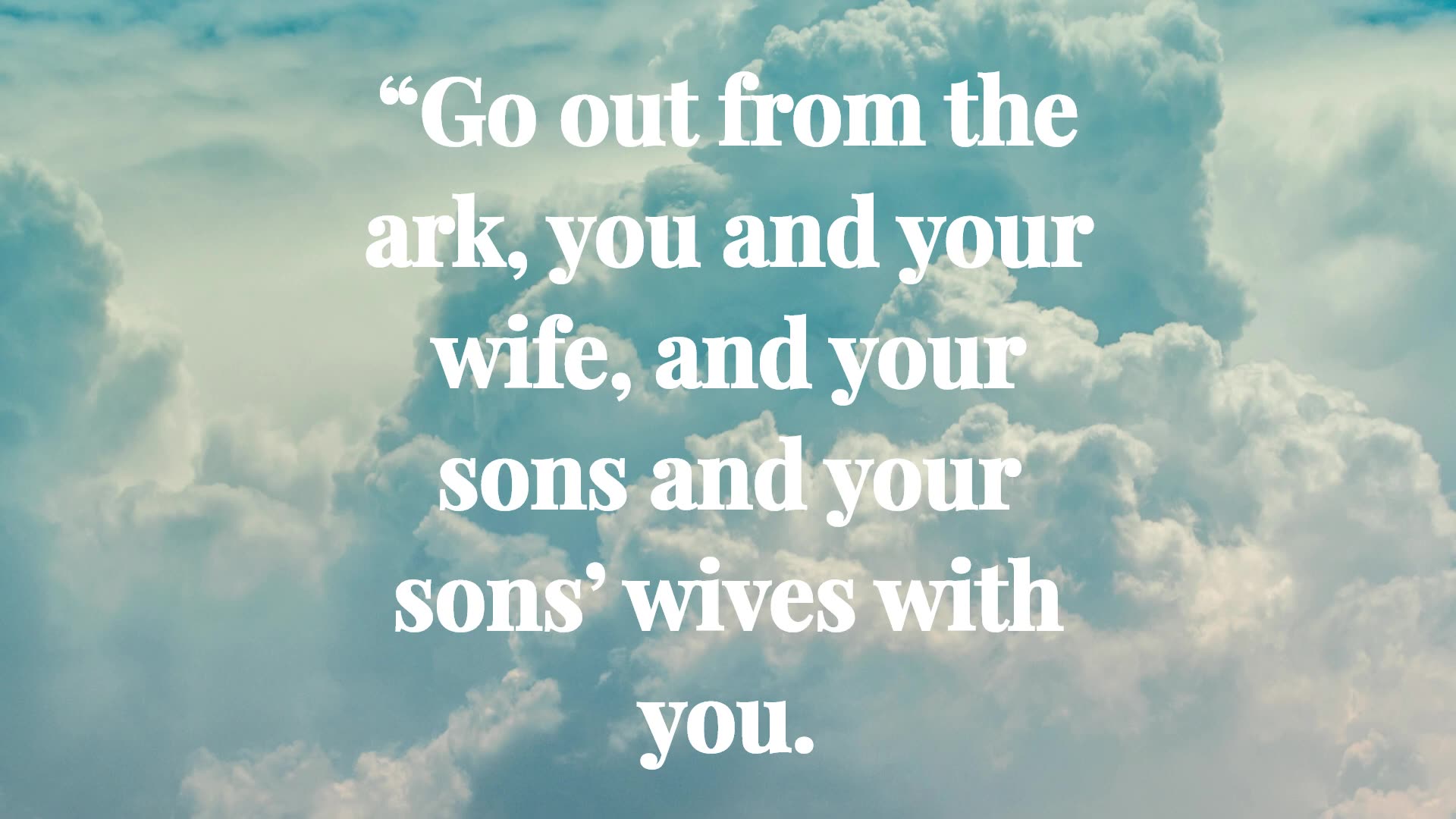 Genesis Chapter 8: Noah's Ark and the Covenant - God's Promise | The ...