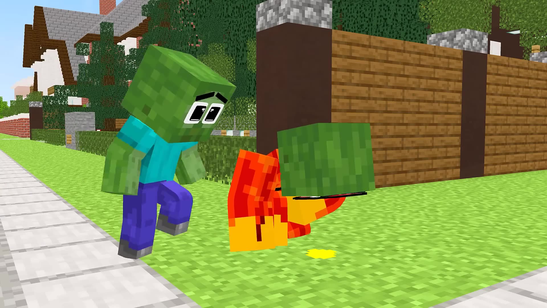 Monster School Zombie Friends and Monster Vending Machine - Sad Story ...