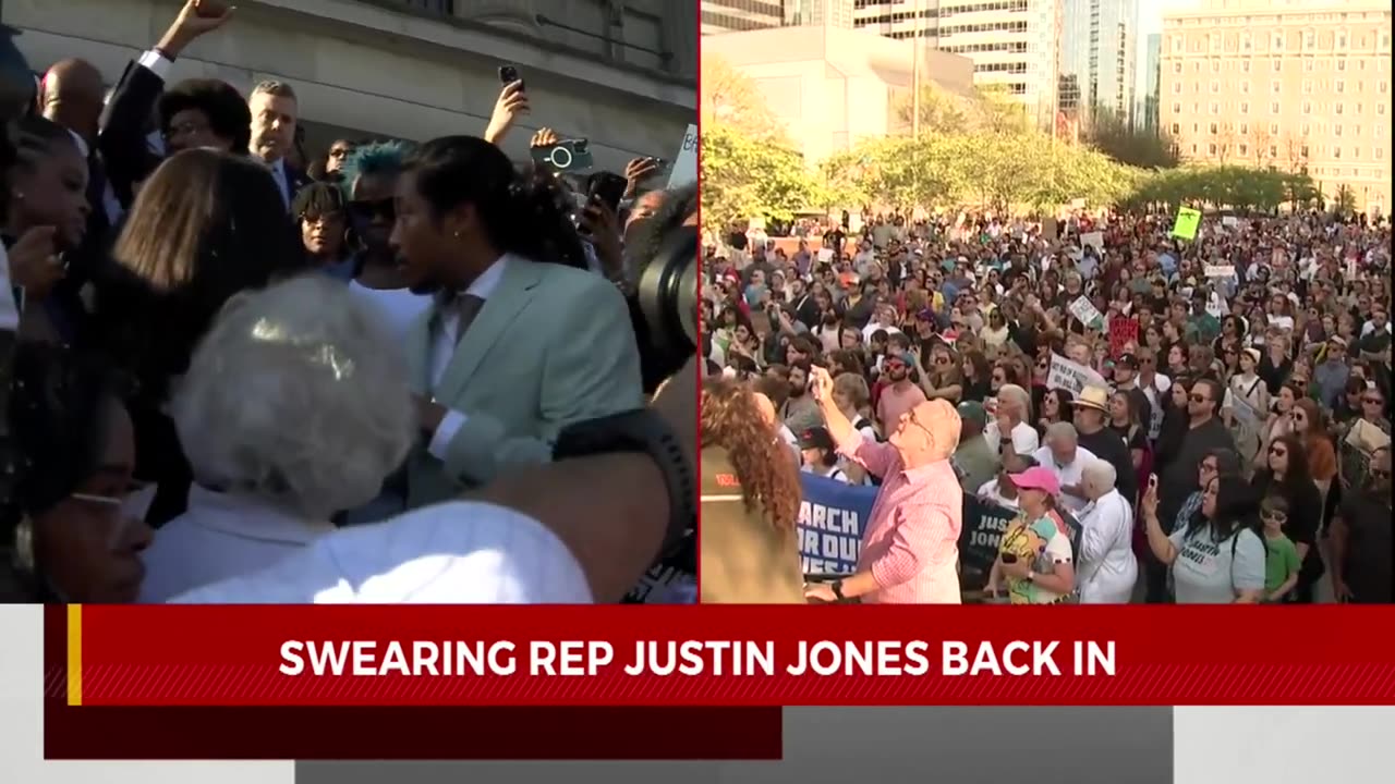 [2023-04-10] Justin Jones was sworn back in … reappoint expelled TN ...