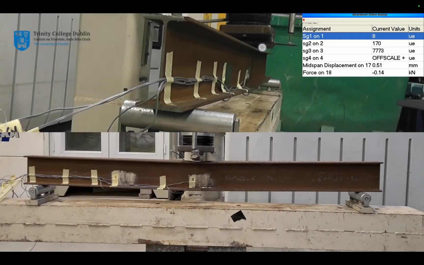 STEEL BEAM LOAD TESTING STRUT & TIE internal forces revealed