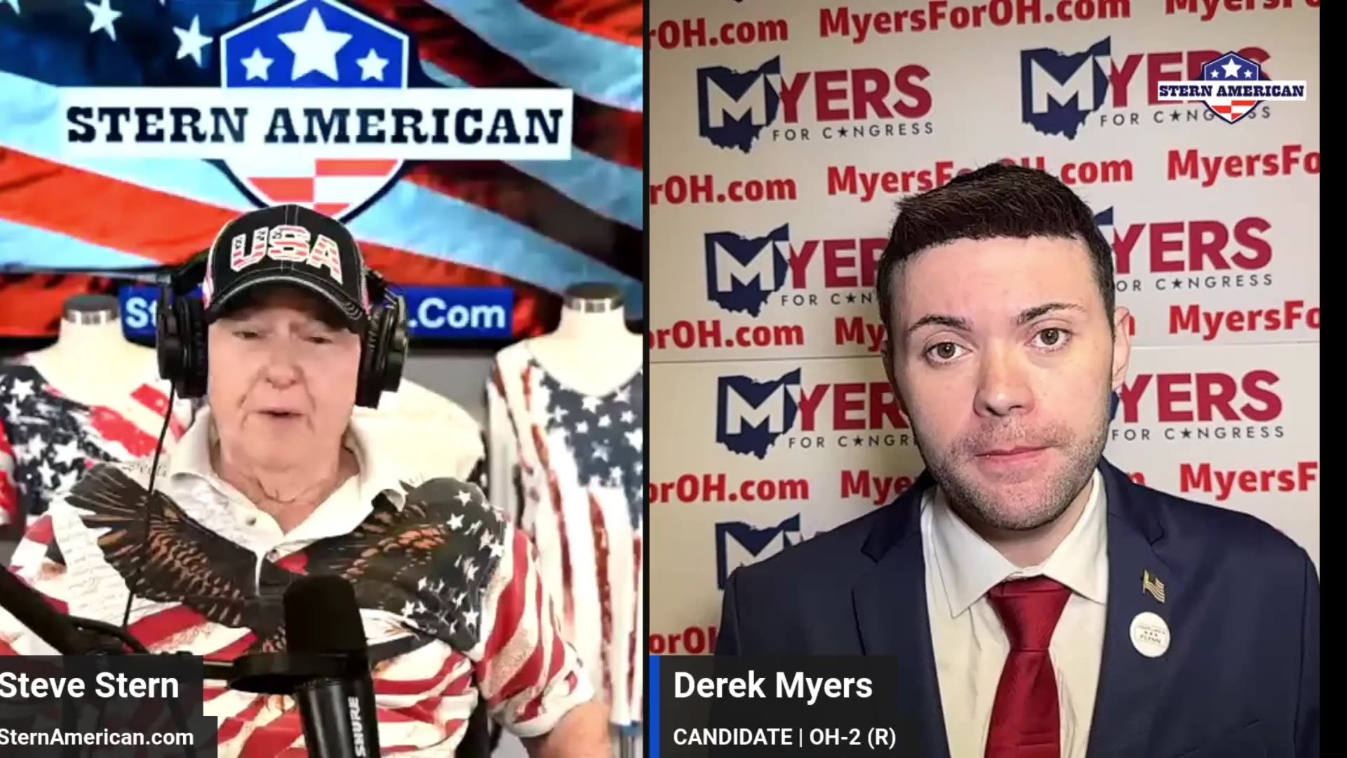 The Stern American Show - Steve Stern with Derek Myers, Candidate for ...