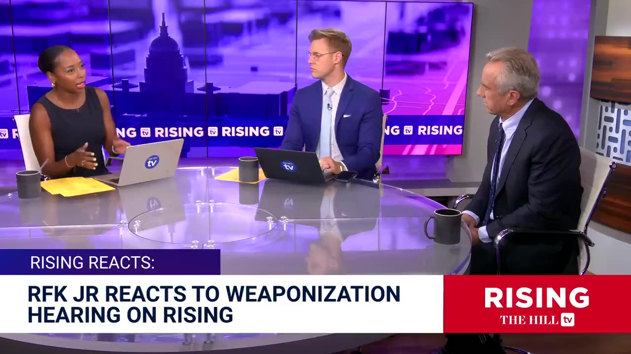 RFK Jr reacts to his historic speech at the Weaponization Committee ...