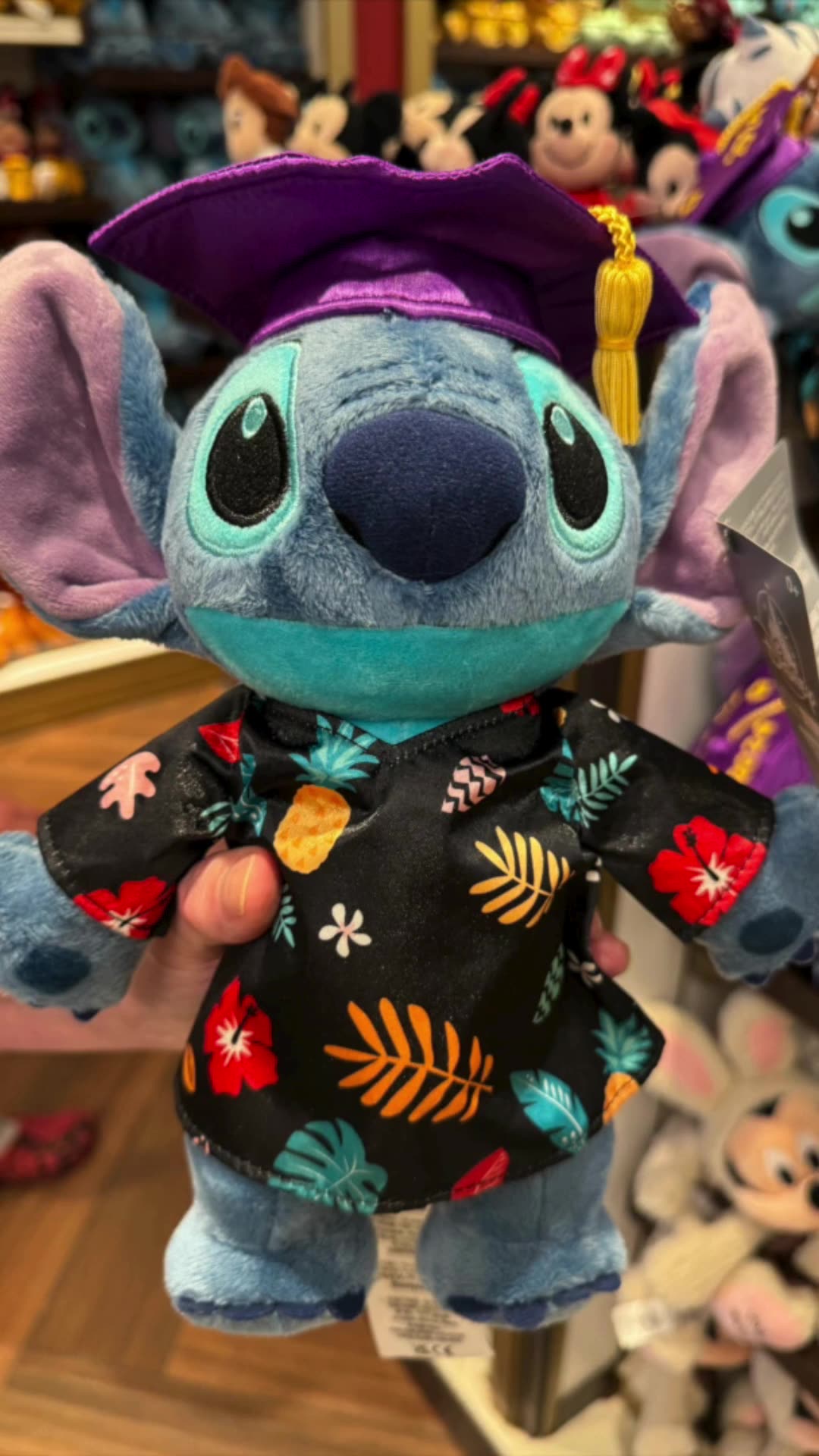 Disney Parks Stitch Graduation Class of 2024 Plush Doll #shorts