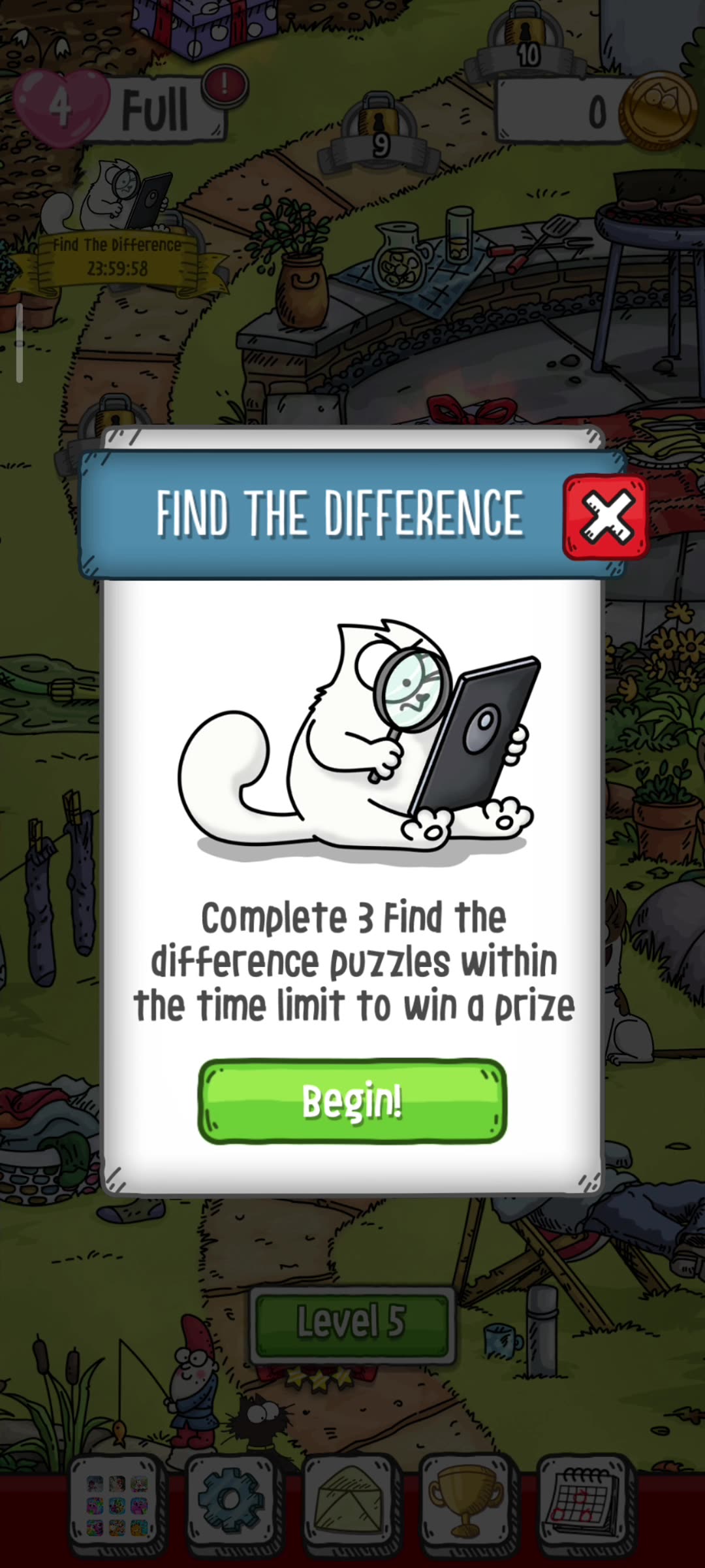 Simon's Cat - Crunch Time, levels 1 to 10