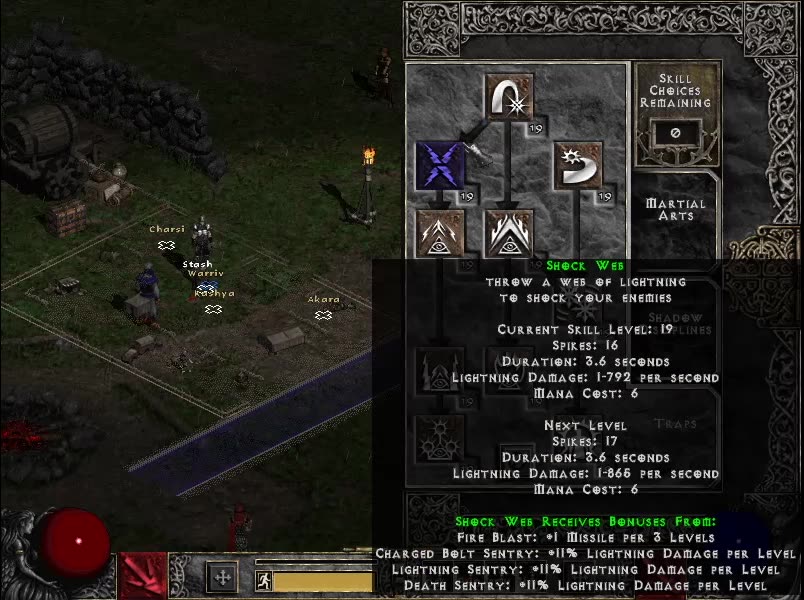 diablo 2 p9 - step one defeat bale step two start a new character