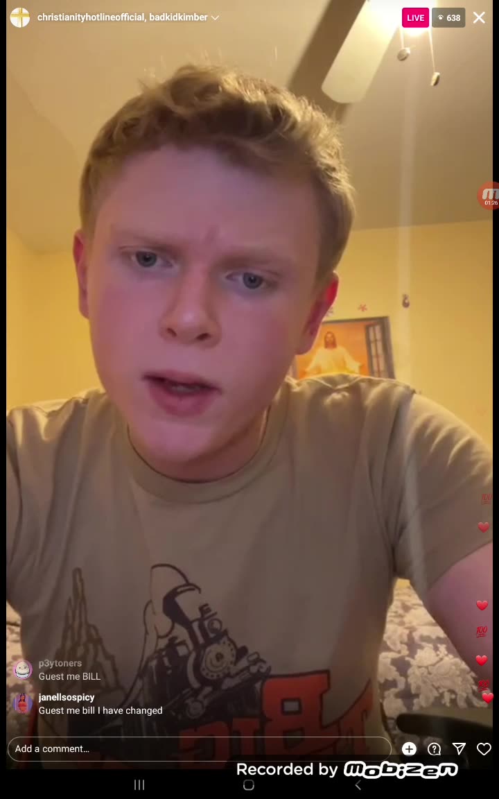 Bill jensen Instagram livestream 3/8/23