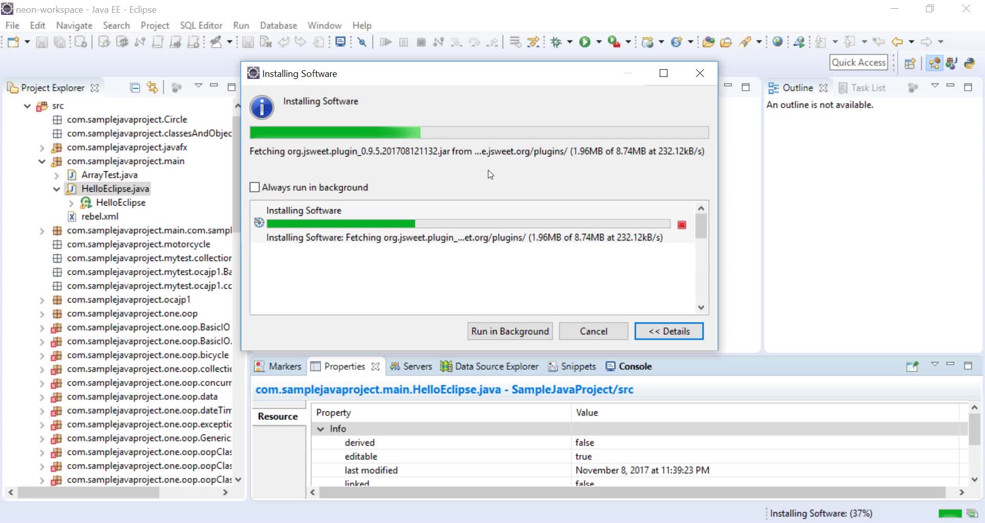 IPGraySpace: eclipse - How to download, install and use JSweet plugin in eclipse