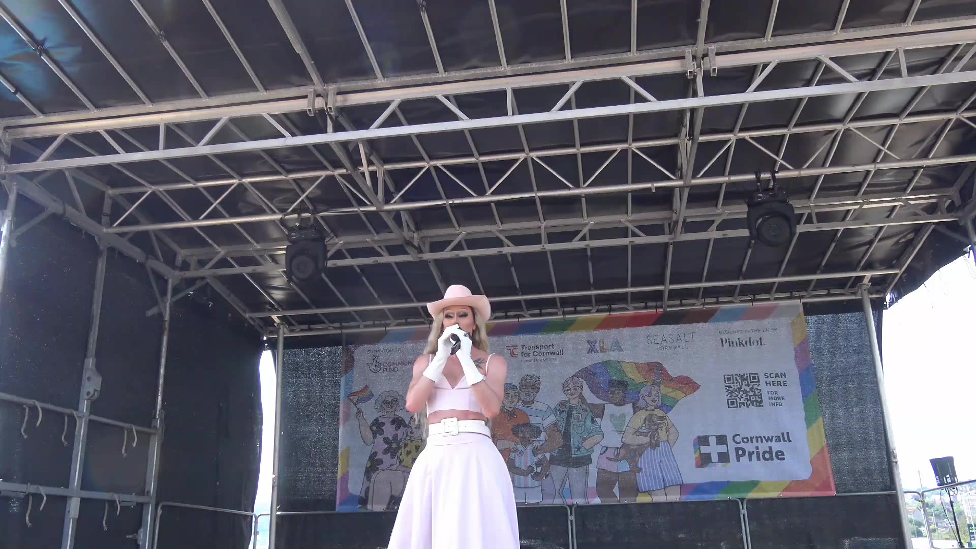 Penzance Cornwall Gay LGBTQIA+ Pride Drag Queen Vicki Vivacious part 2 ...