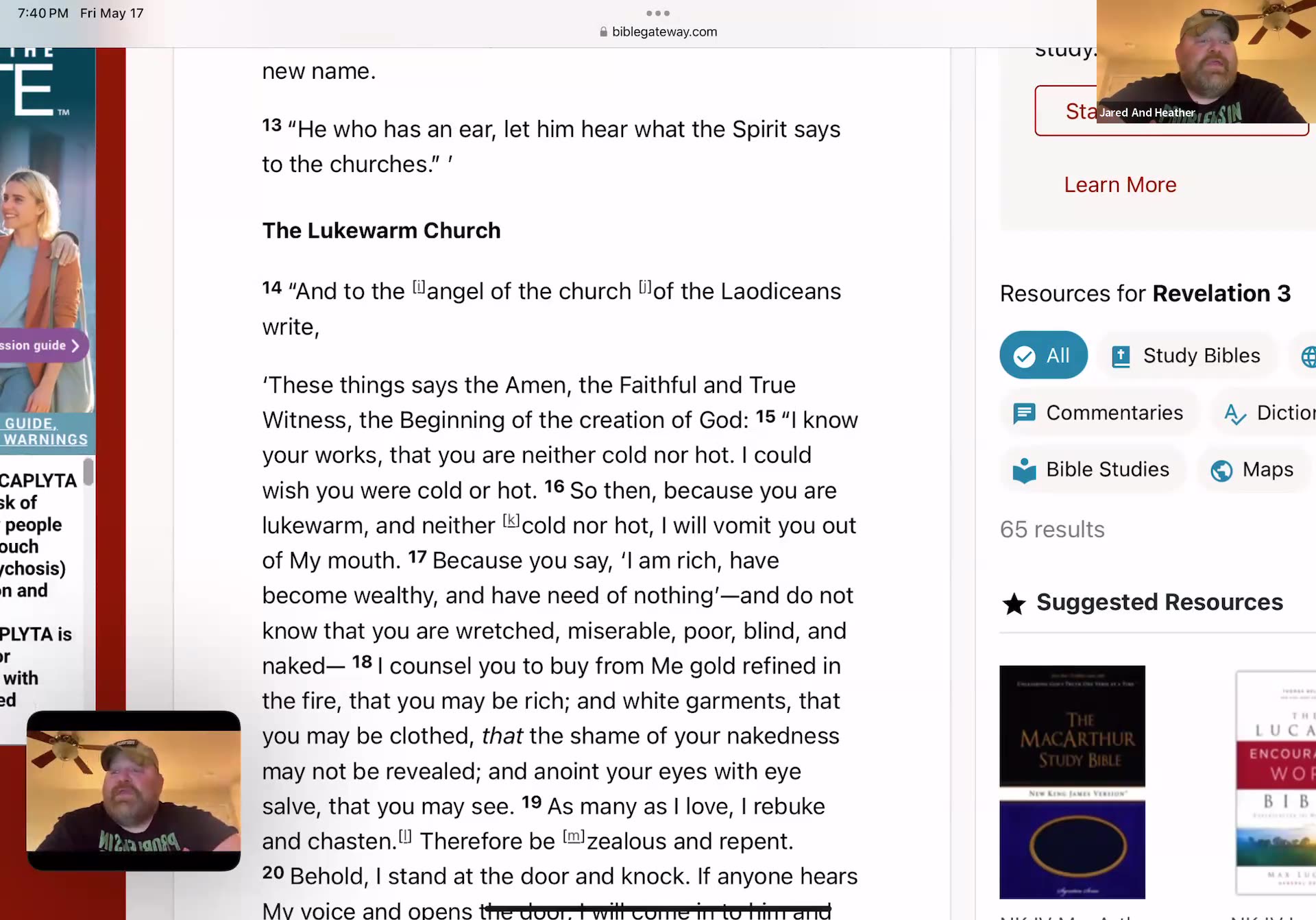 Revelation Chapter 3: "Messages to the Churches"