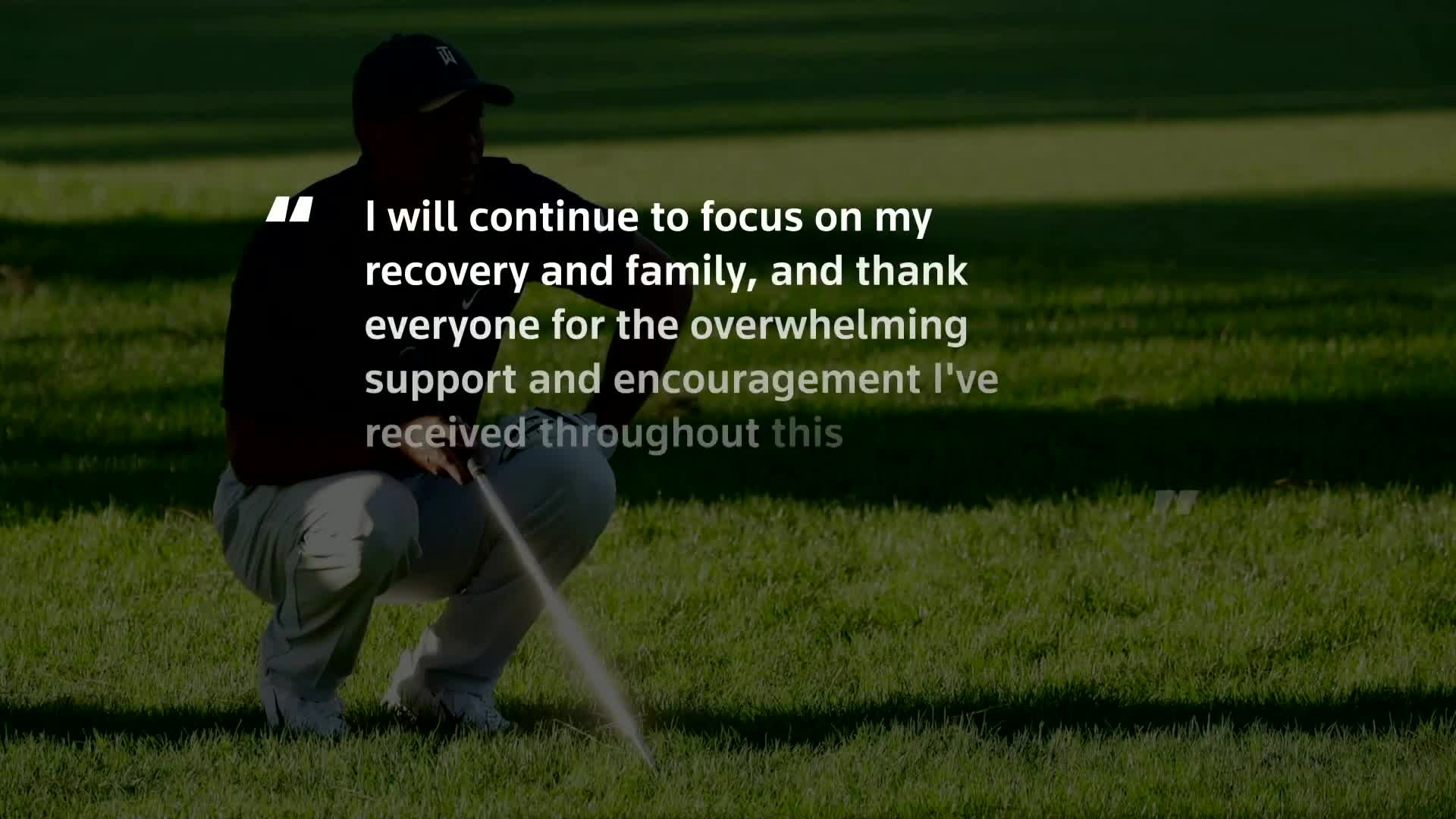 Tiger Woods Car Crash Caused By Speed La Sheriff