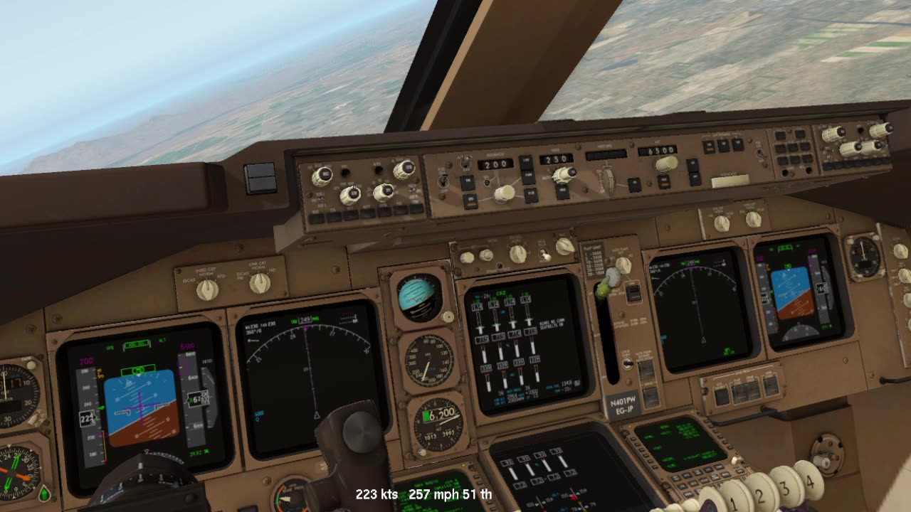 My first ILS Approach with Sparky's 747-400 - Xplane 11 - KPHX