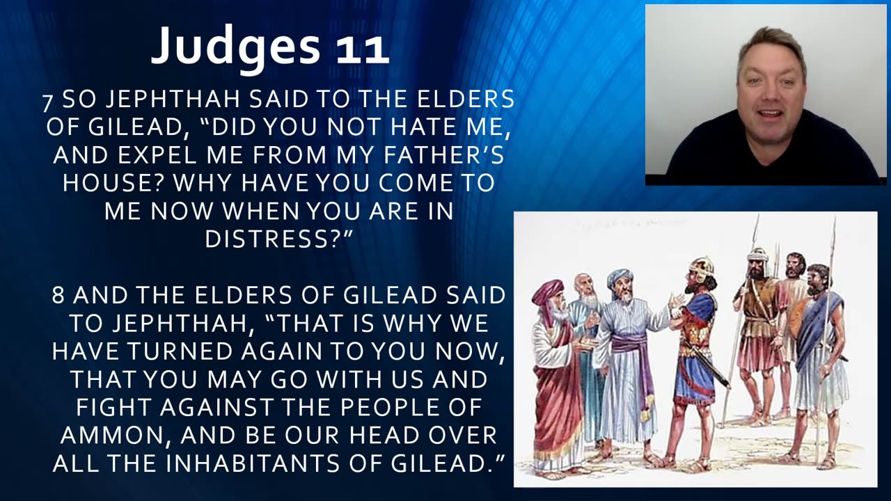 Judges 11: 1 - 28 Introduction to Jephthah - By Paul Woodley