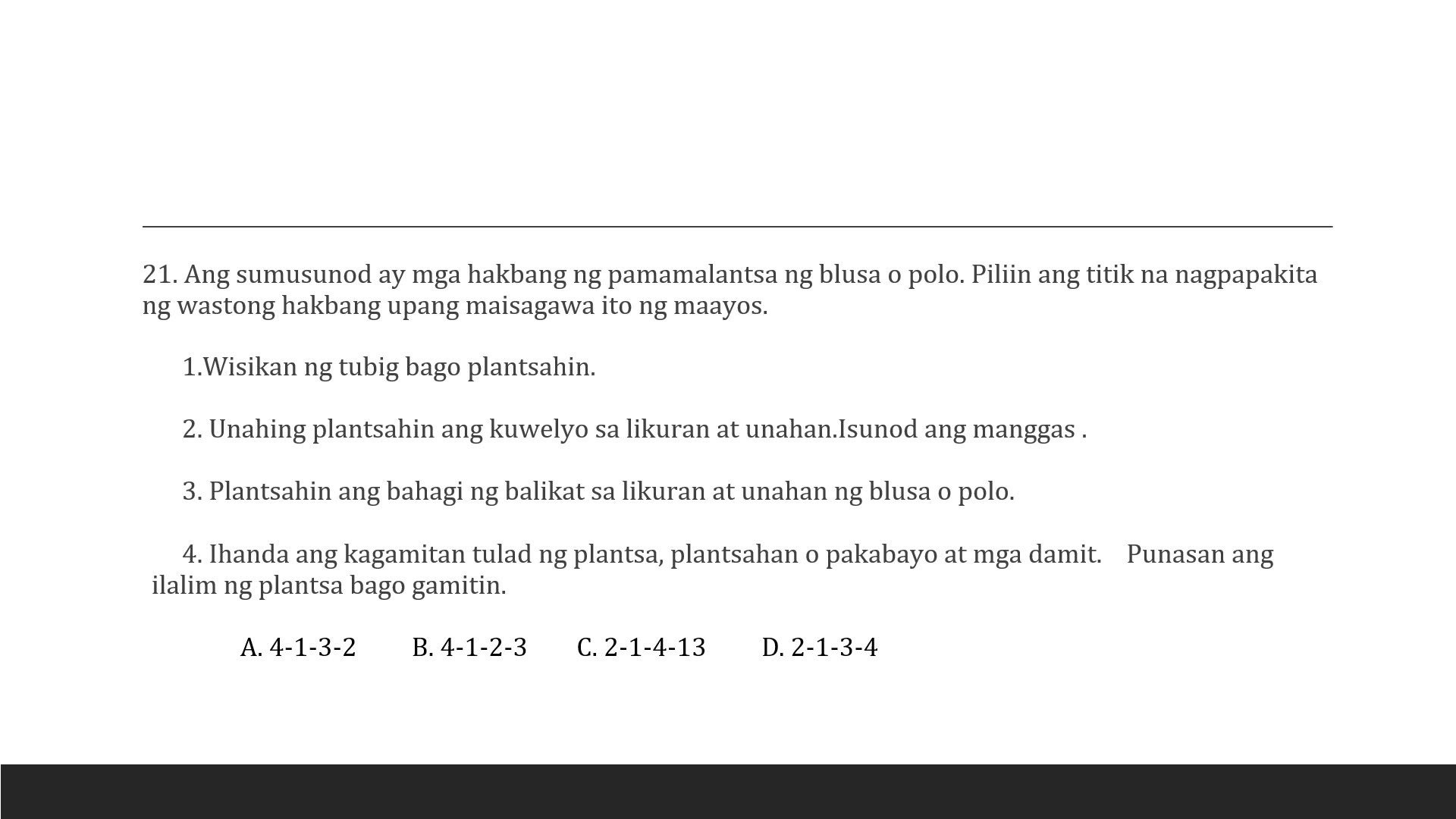EPP 5 Summative Test