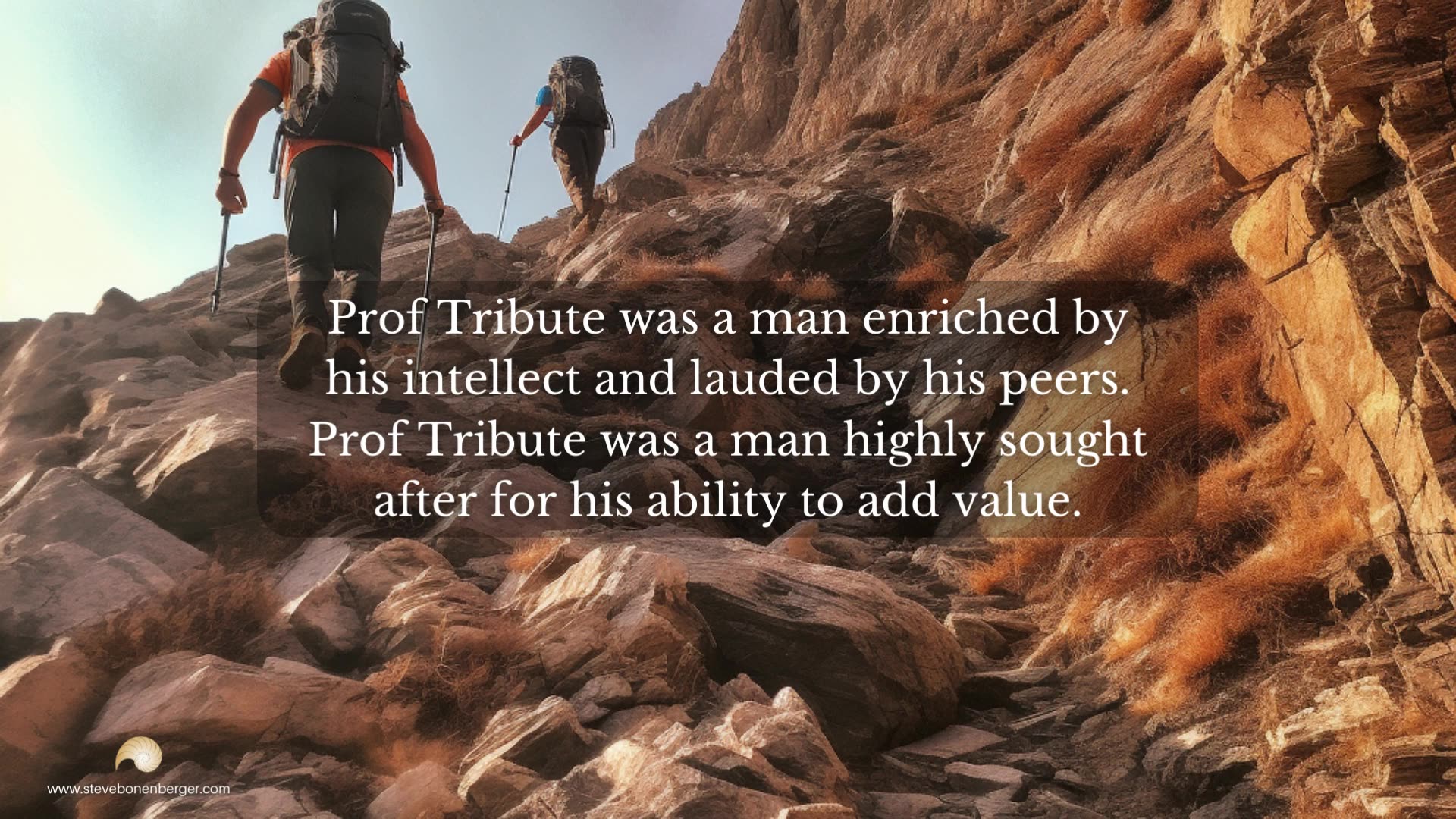 Prof Tribute | Moments With Dr. Steve