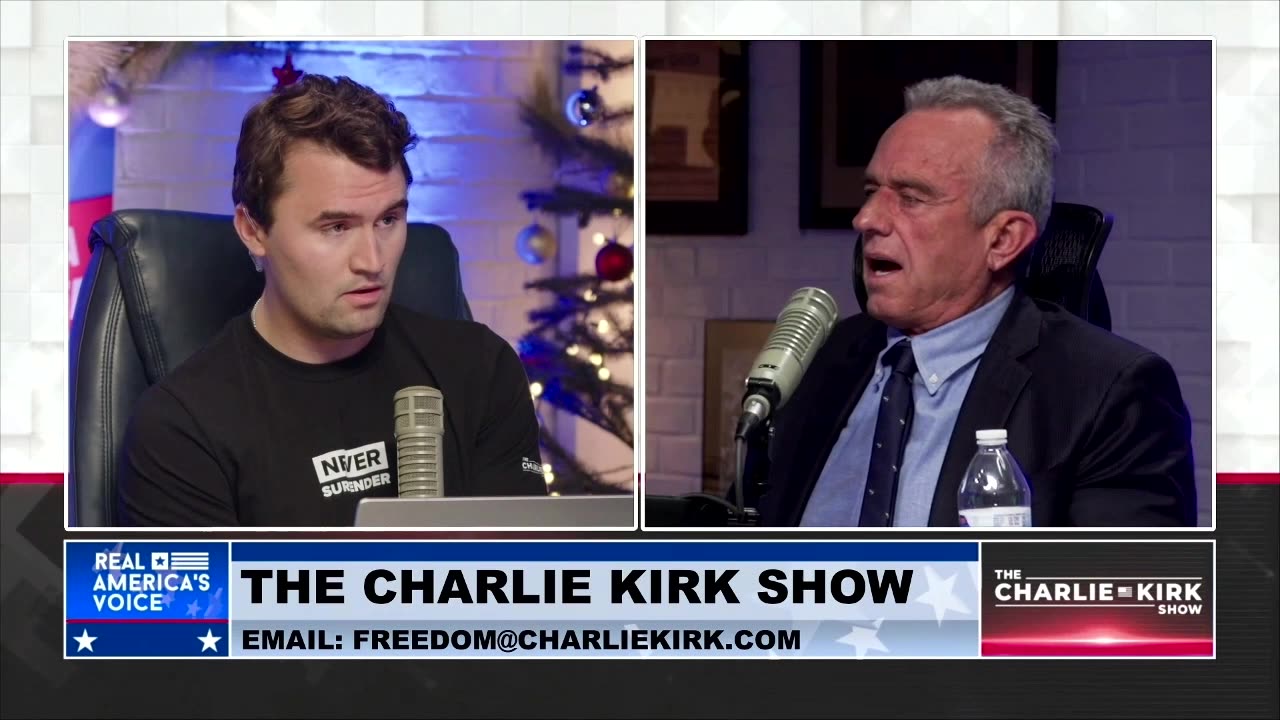 Charlie Kirk and RFK Jr. Clash in Unfiltered Conversation on America's ...