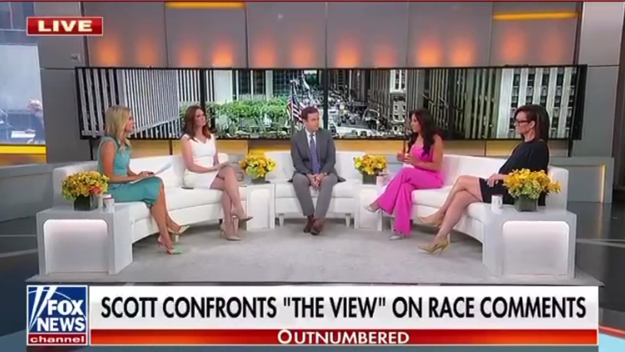 Tim Scott squares off with the co-hosts of the view, but missing was ...