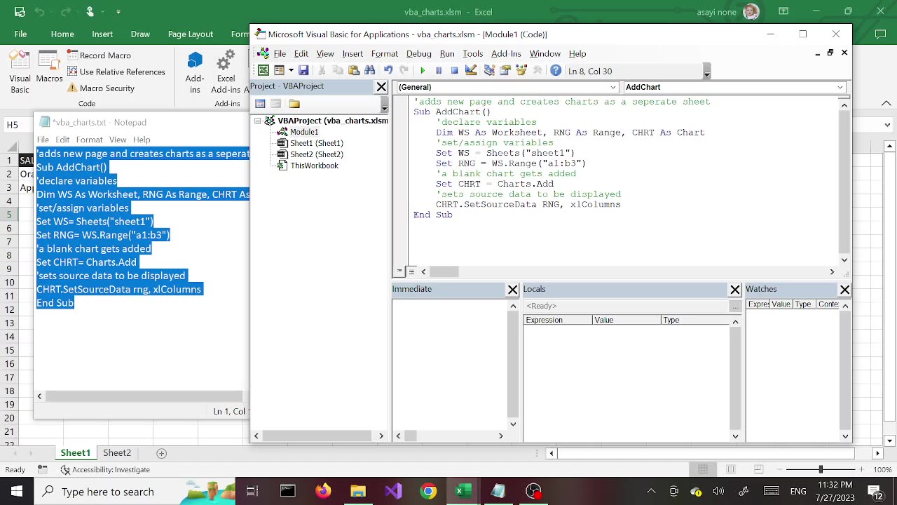 Excel Vba How To Add Chart 3092