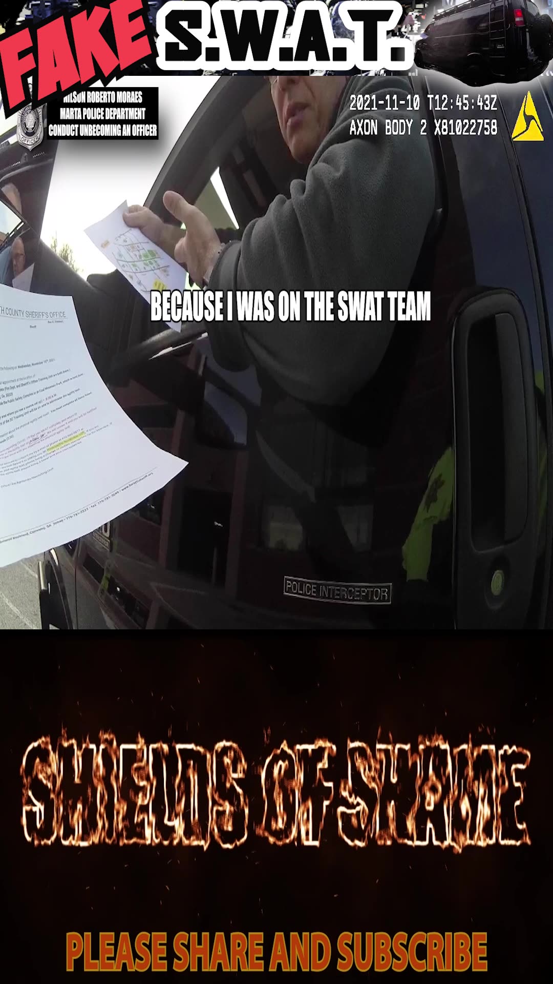 You're a Marta police officer? Fake SWAT van