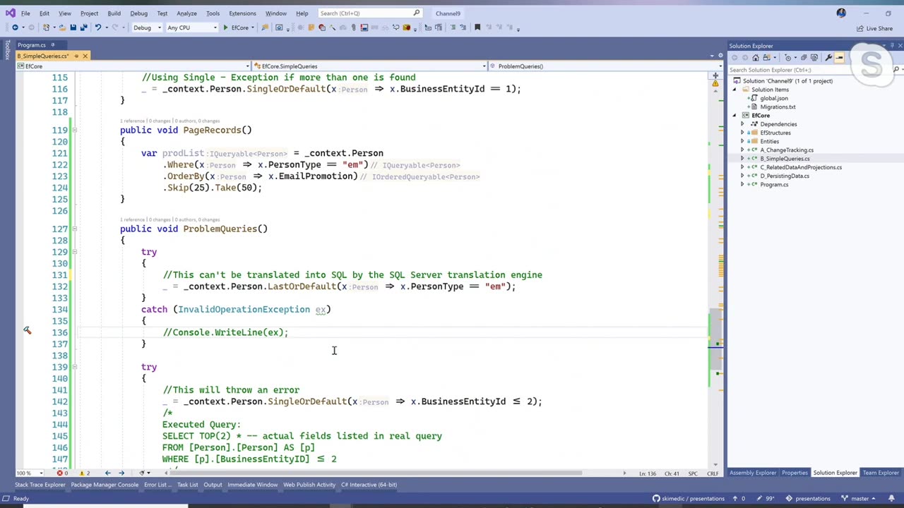 Entity Framework Core Part 3 Basic Queries By Microsoft