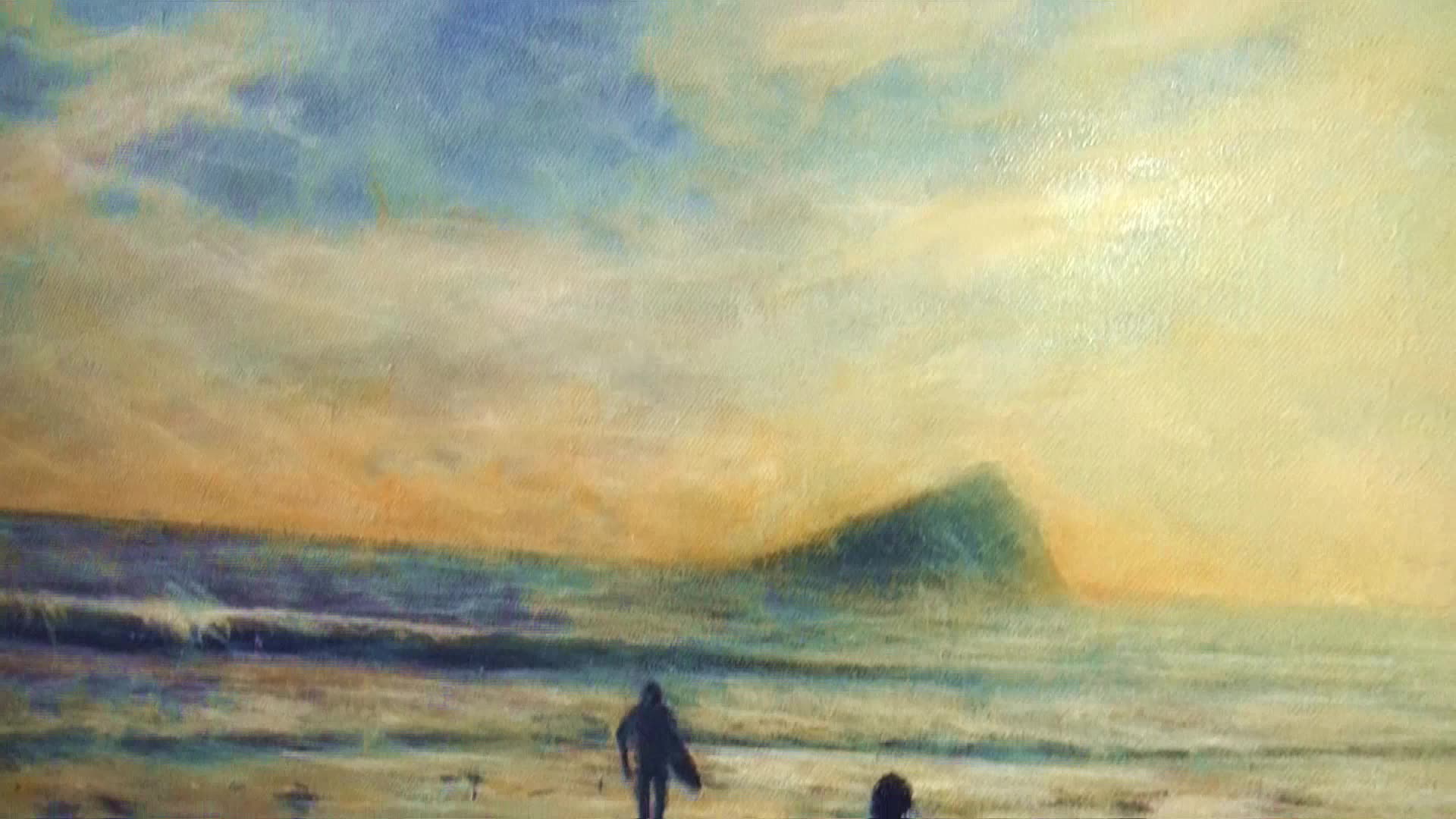 Glyn White Artist Gallery on the Hoe Plymouth Atlantic Ocean