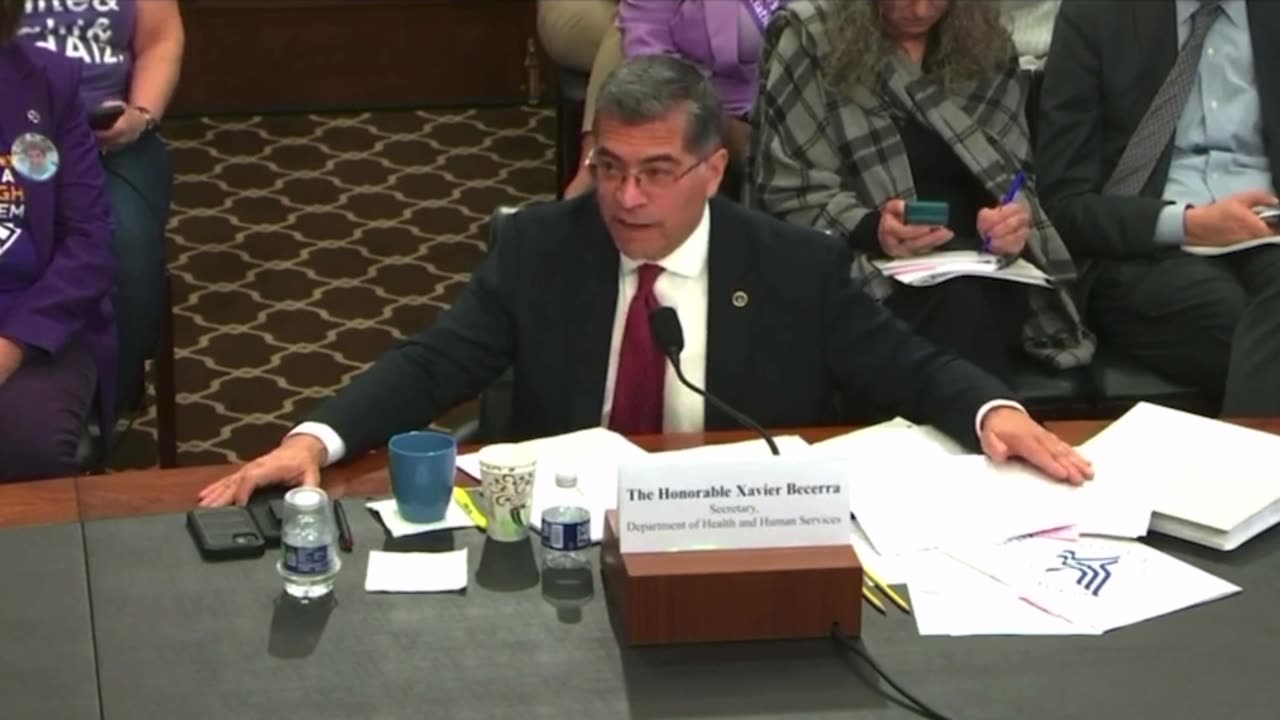 Biden HHS Secretary Xavier Becerra admits his department has been ...