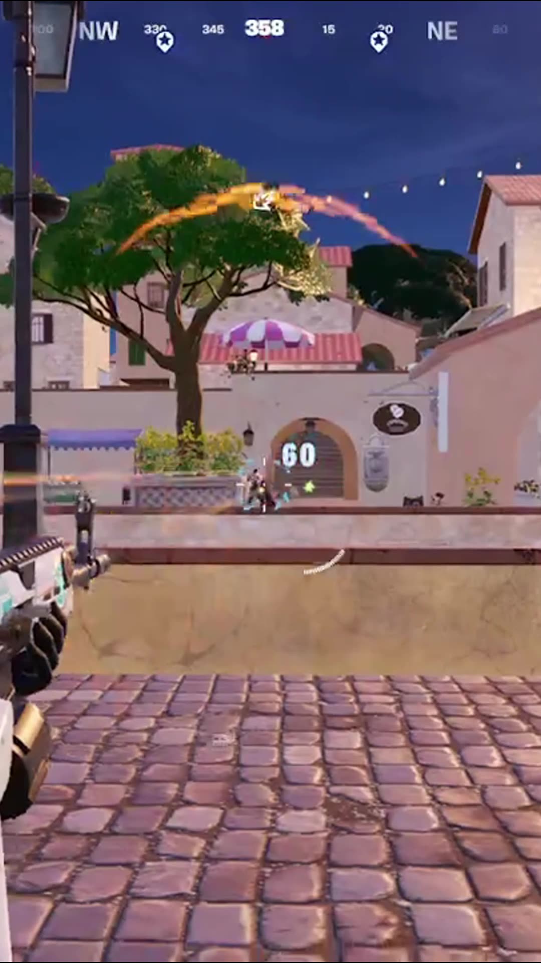 Showdown in Town Square in Fortnite