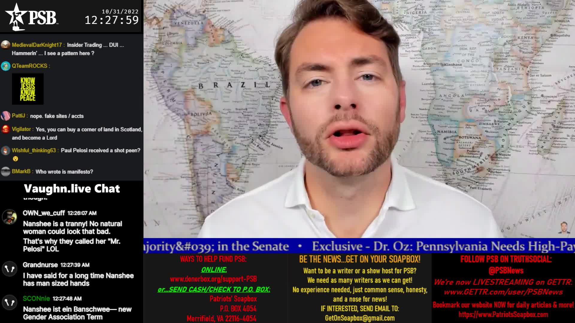 2022-10-31 00:00 EDT - Salty Sundays: with Salty Crystal