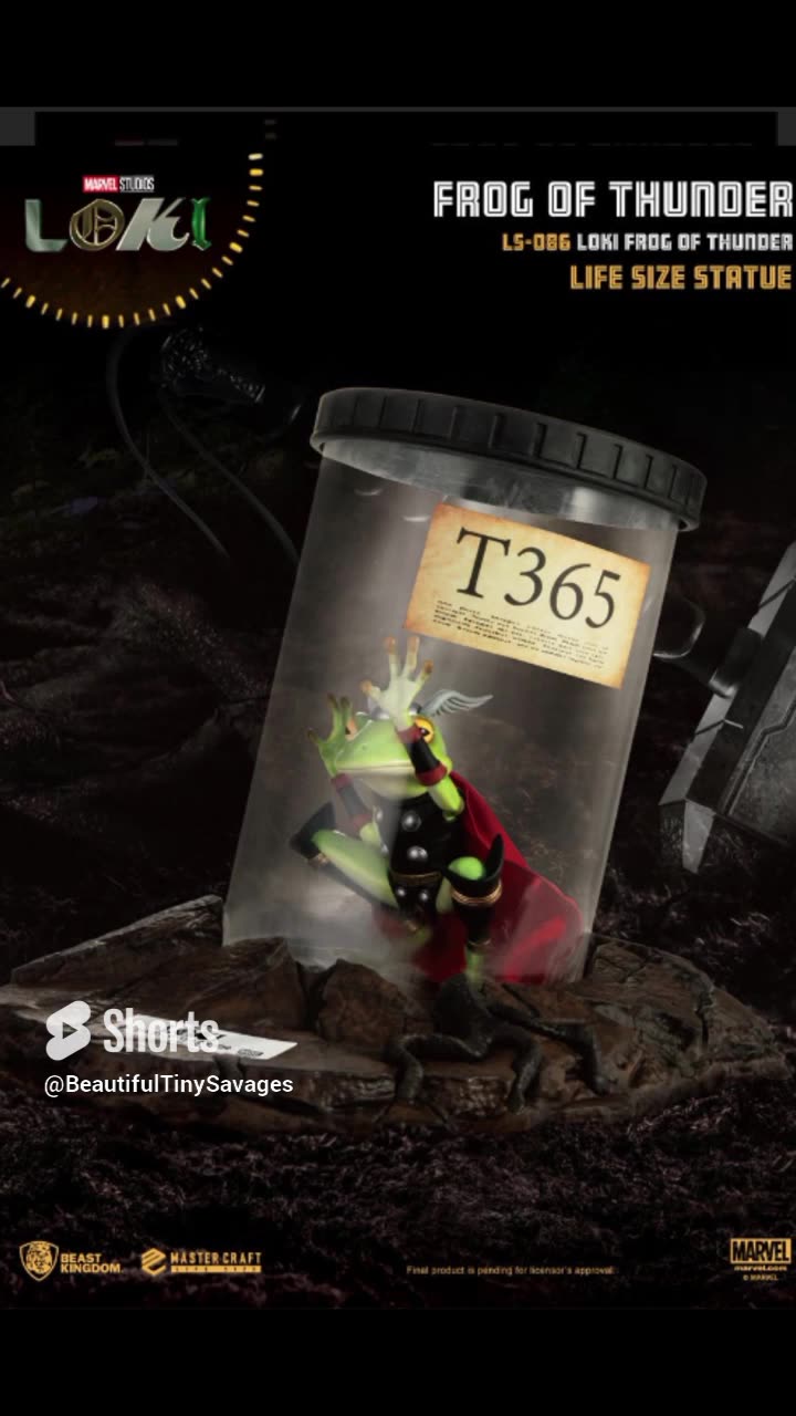 "Loki Throg Frog Of Thunder"🐸☄️💥💫🎼🎀🎁🎄Come See