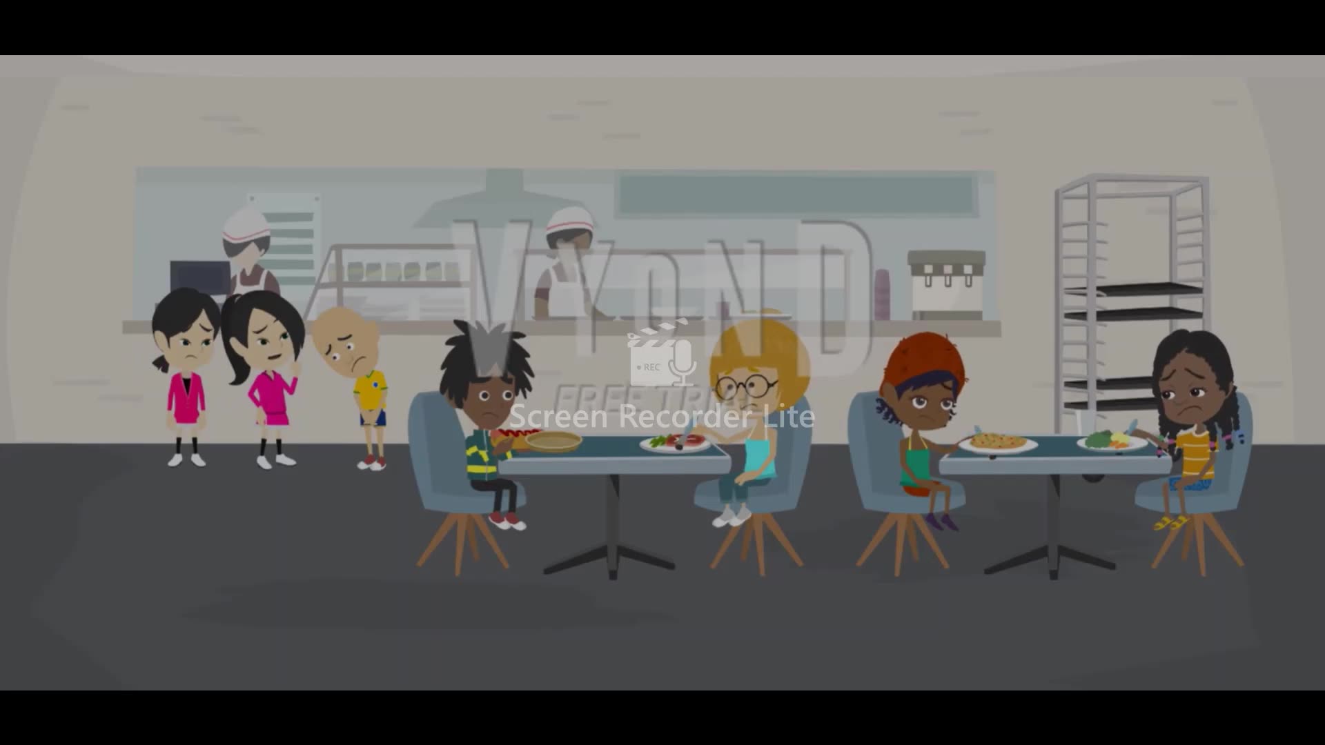 Caillou Bullies Ellen the Korean Girl / Grounded (Vyond) || Arisa Padira