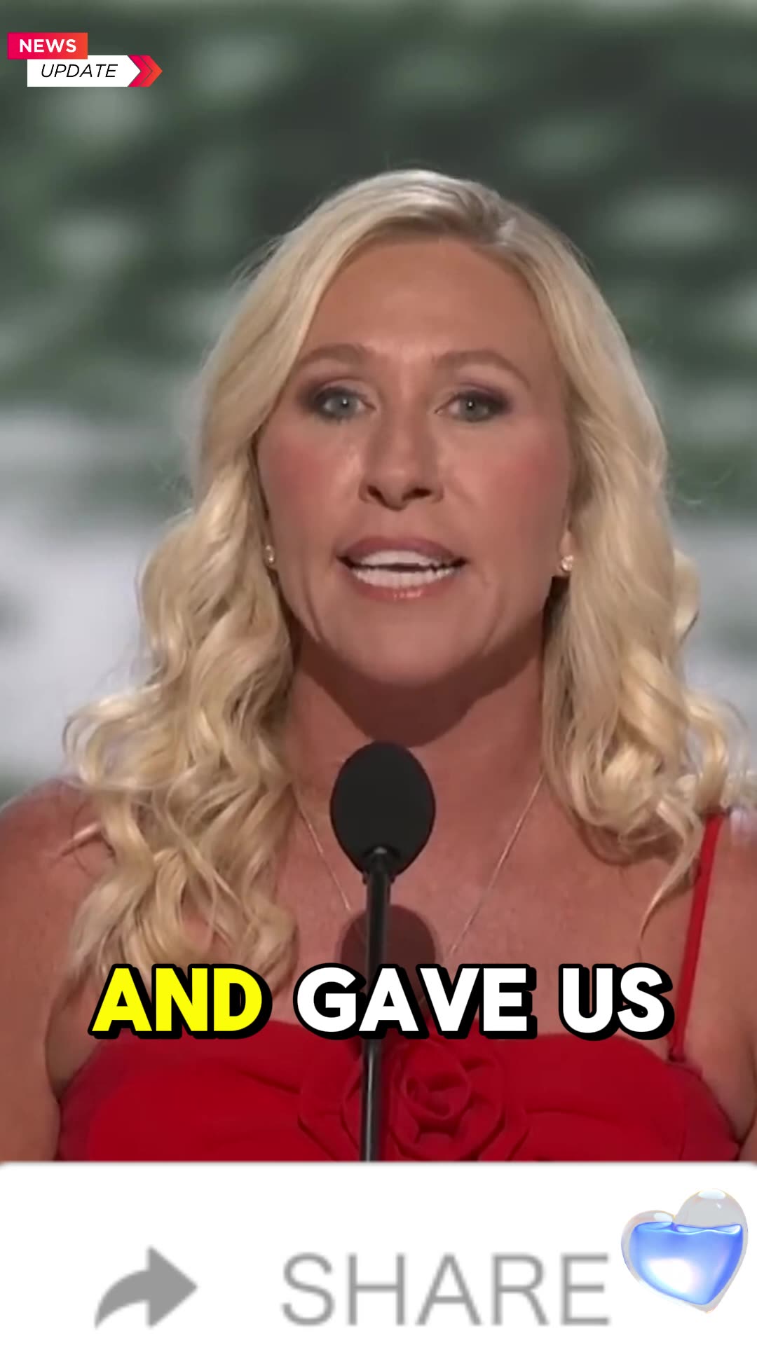 Pt 3 Rep. Marjorie Taylor Greene, R-Ga., spoke Monday at the RNC #viral ...