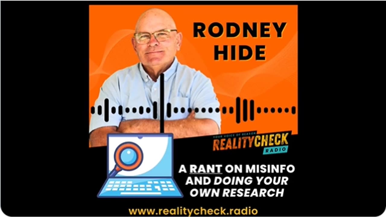 NZ Radio Host Rodney Hide on "Doing Your Own Research" vs "Misinformation"