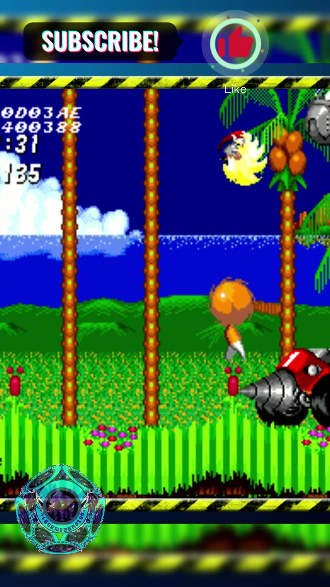 Going Super Sonic- Sonic 2 Level 1 Get is done fast! #gamer #sega # ...