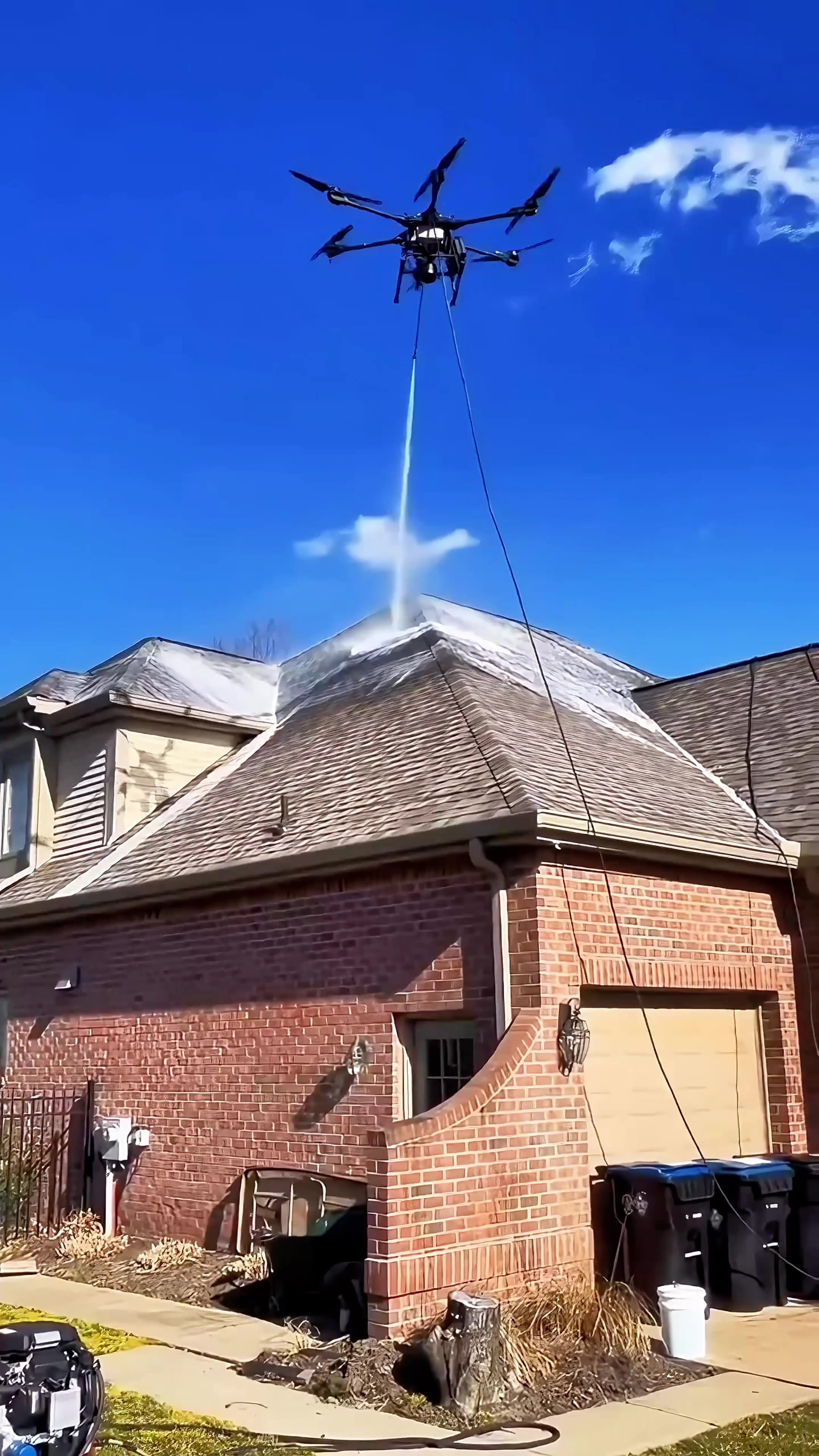 Pressure Washing Drone