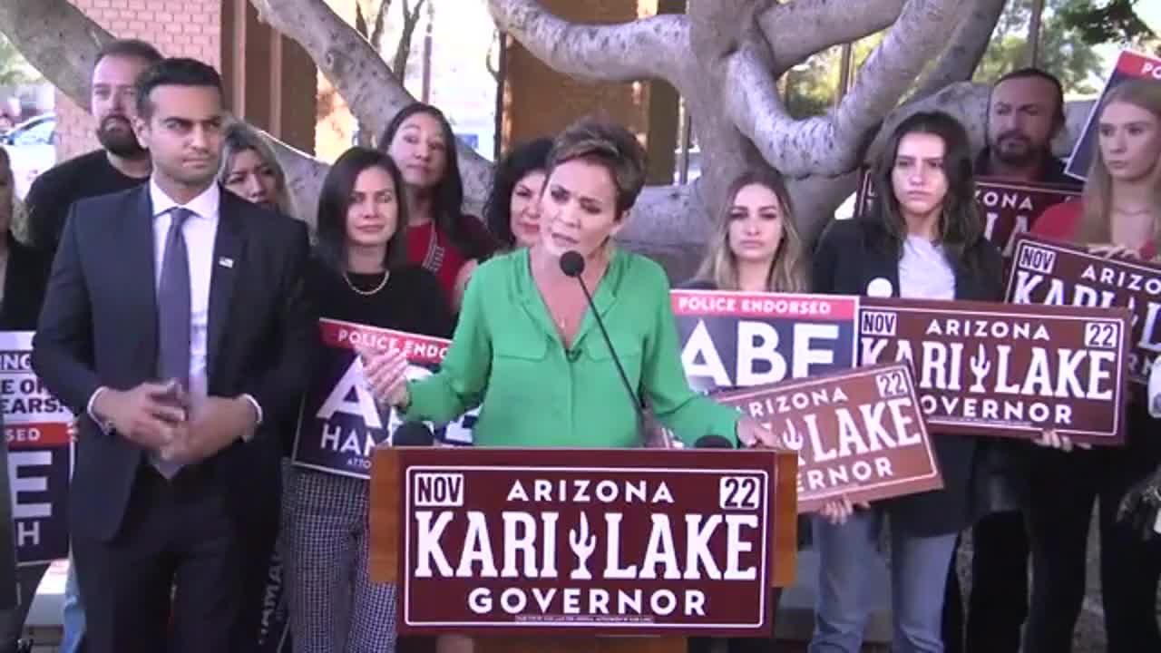 Kari Lake TAKES A SLEDGEHAMMER to entire crowd of Fake News reporters—